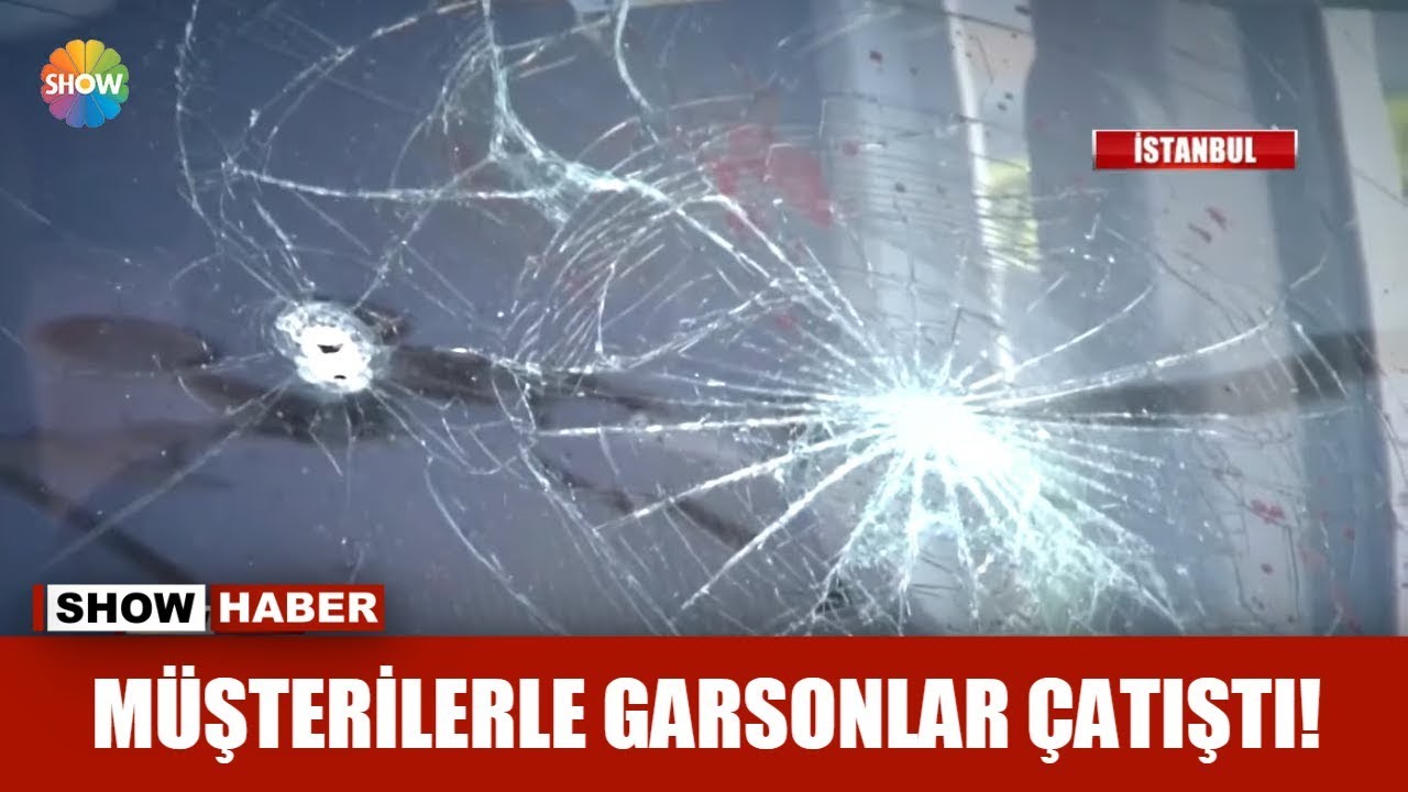 Müşterilerle garsonlar çatıştı! - YouTube