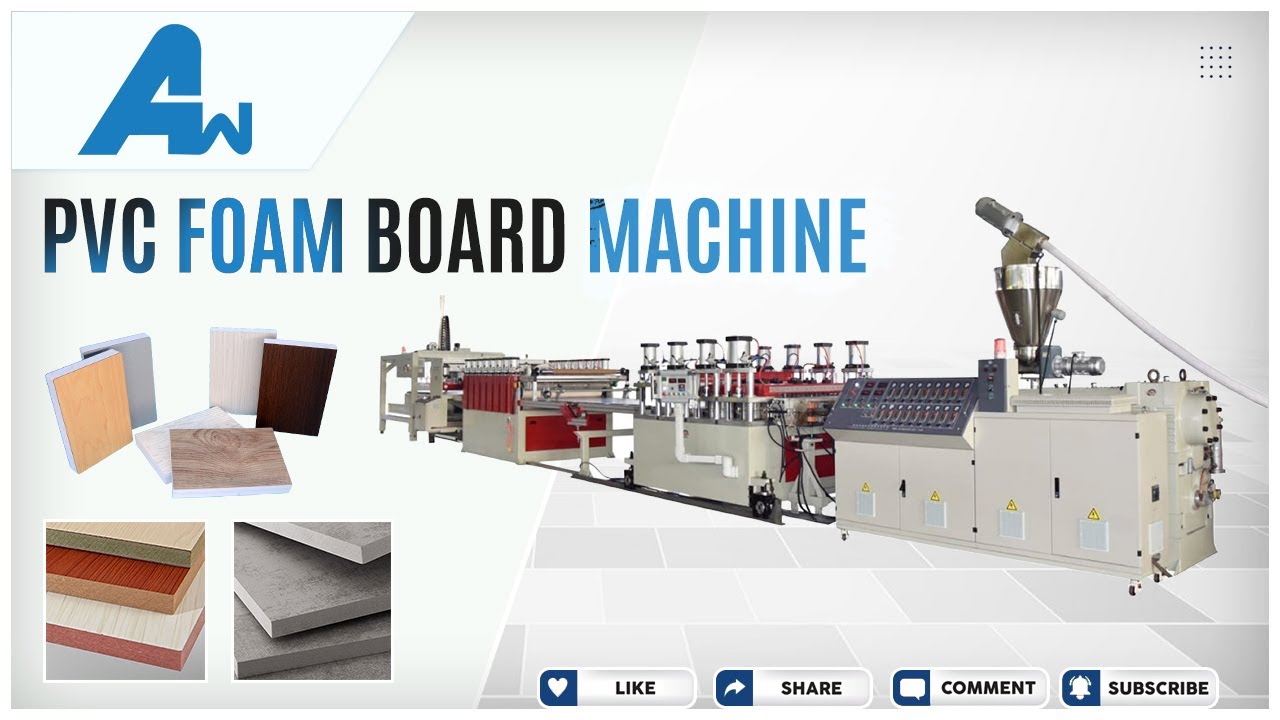 PVC Foam Board Making Machine | Alliedway India - YouTube