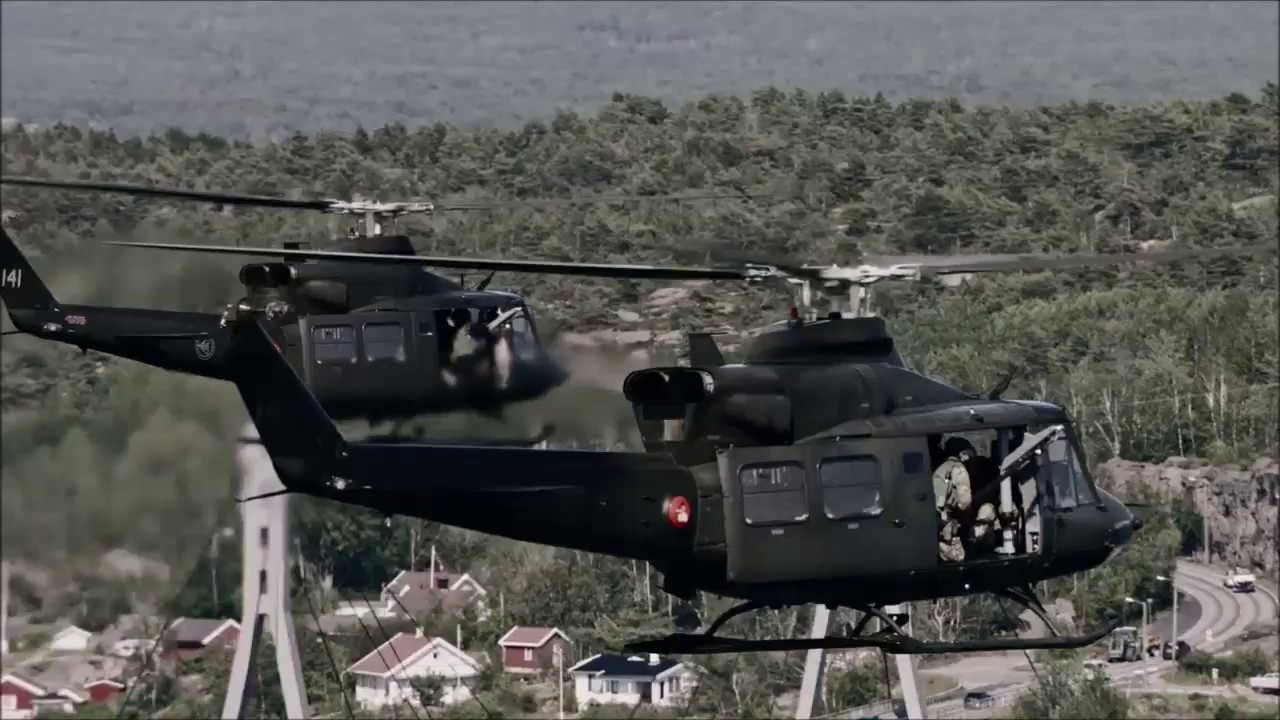 Norwegian Bell 412SP in action - YouTube