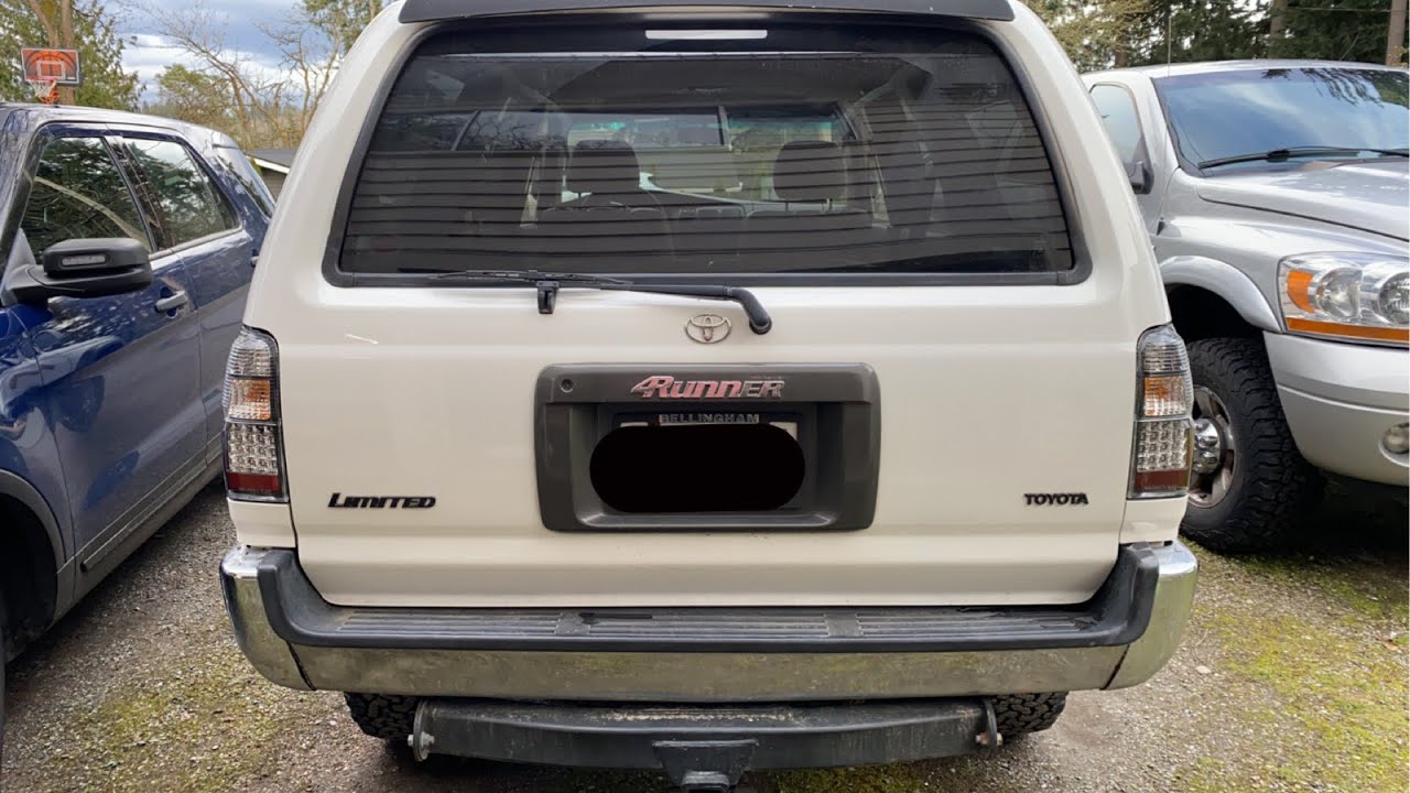 3rd Gen 4Runner Taillight Upgrade (96-024Runners! - YouTube
