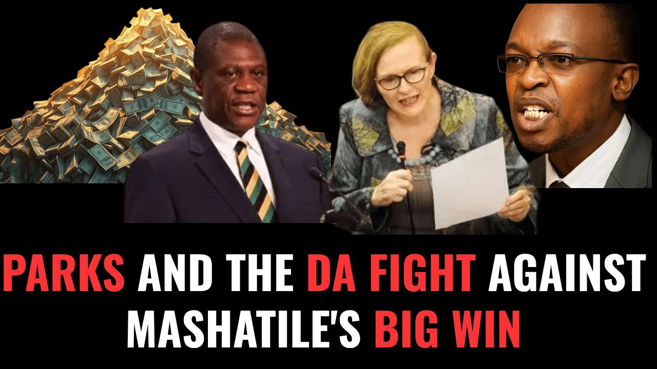 Mashatile wins the lottery. The DA and Parks Tau are furious. Here's ...