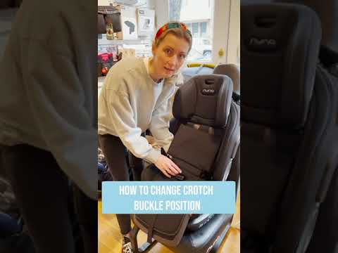 How to Change Car Seat's Crotch Buckle Position #shorts - YouTube