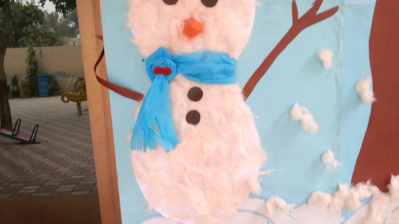 Four seasons Wall Decoration Ideas for School 2019. - YouTube