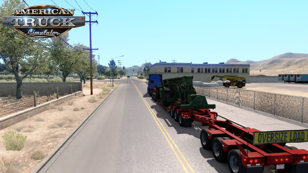 ATS.Перевозим Ричстакер из DLC Heavy Cargo Pack.(Часть 1) - YouTube