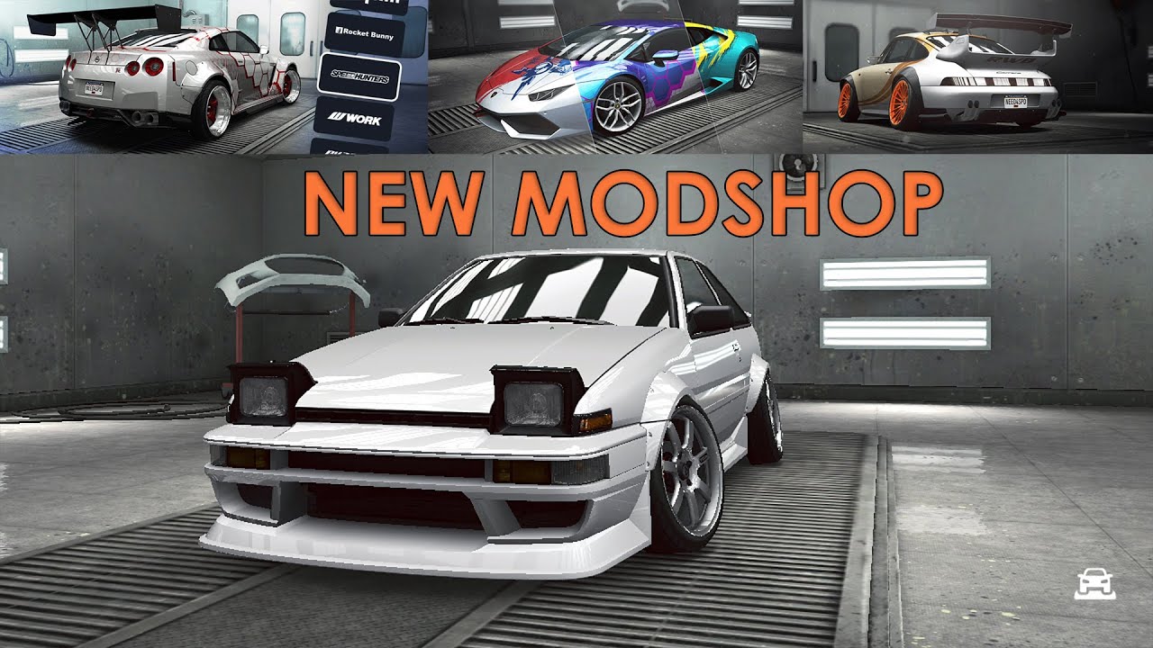 NFS No Limits NEW MODSHOP - YouTube