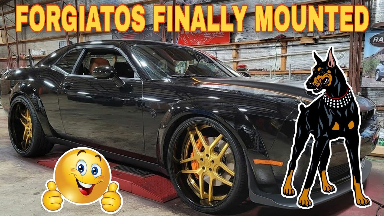 FIRST LOOK AT STUNNA REESE WIDEBODY HELLCAT REDEYE ON GOLD FORGIATOS ...