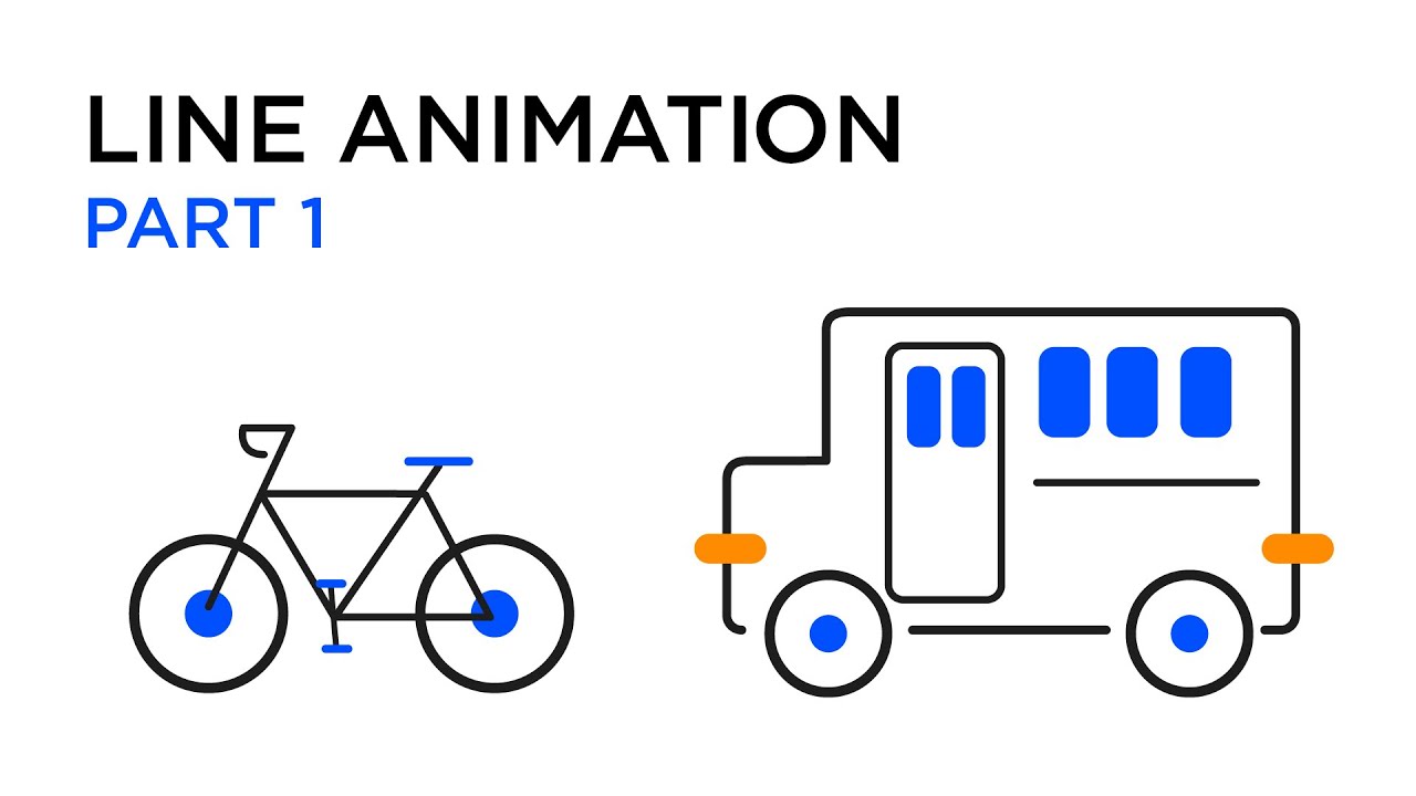 Line Animation - Part 1 - Vẽ icons - YouTube