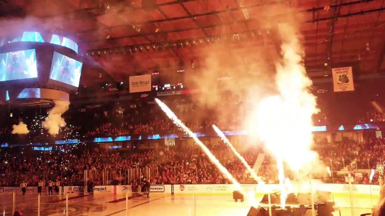 Chicago Wolves intro and Roster introduction 2017-2018 Season - YouTube