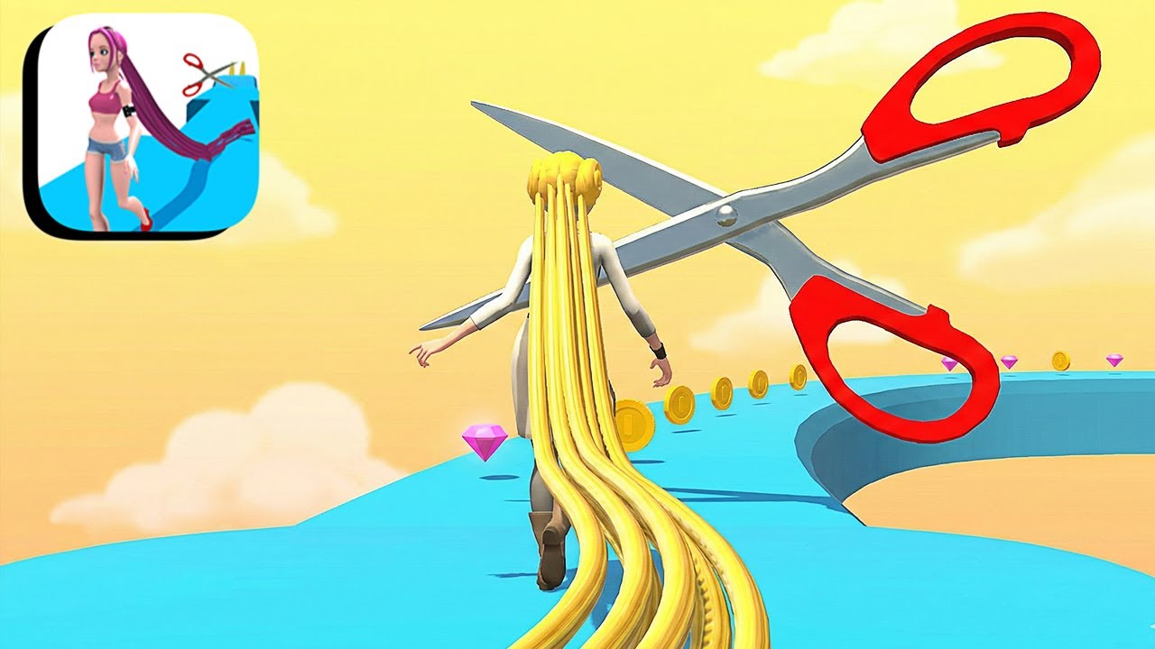 Hair Run Rush - All Levels Gameplay Android,ios (Part 16) - YouTube
