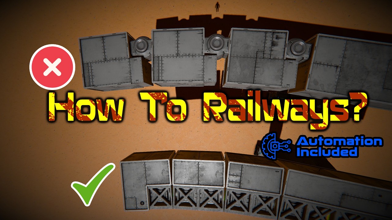 🔀 How To Build Curved Rails? Easy and smooth method! - YouTube