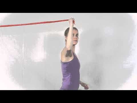 Resistance Band Standing Internal Rotation at 90 Degrees - YouTube