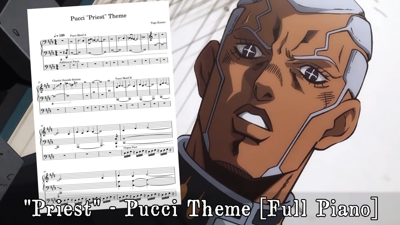 JoJo Stone Ocean OST: Pucci "Priest" Theme Piano [Full] - YouTube