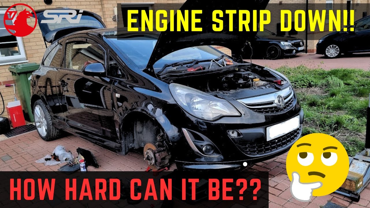 CAN I STRIP MY SEIZED CORSA SRi ENGINE? VLOG 3 - YouTube