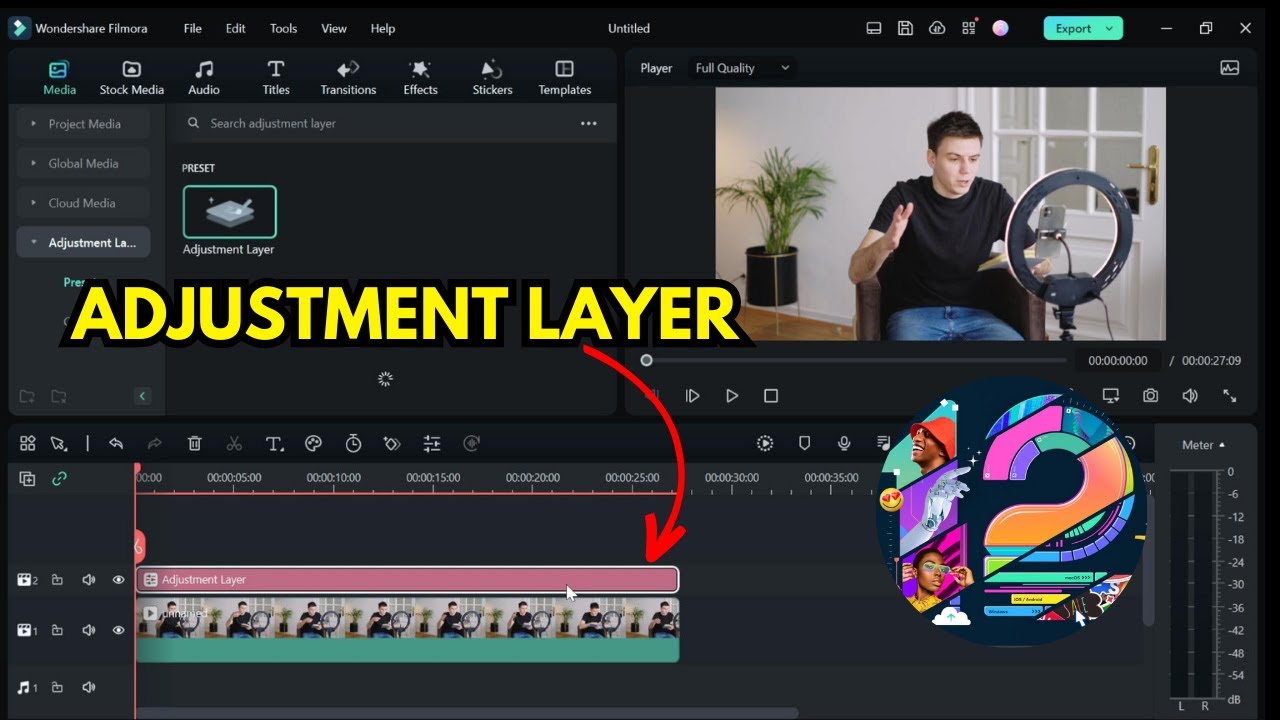 How to Use The Adjustment Layer In Filmora 12 | Filmora 12 Tips ...