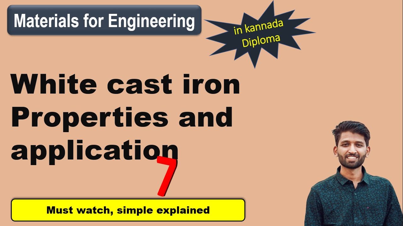 Materials for engineering white cast iron - YouTube