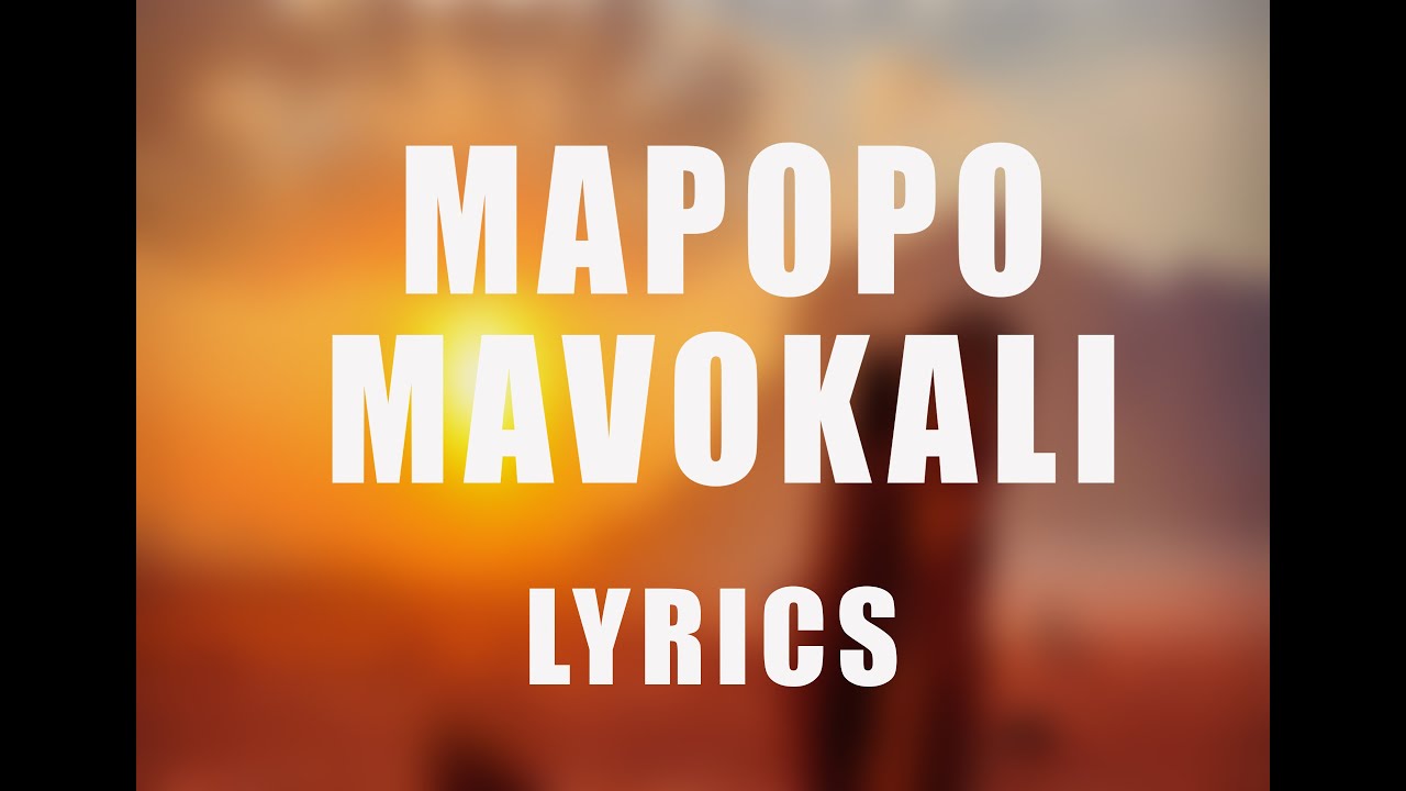 Commando Oriental Cover Remix Mavokali Lyrics Mapopo No official Video ...