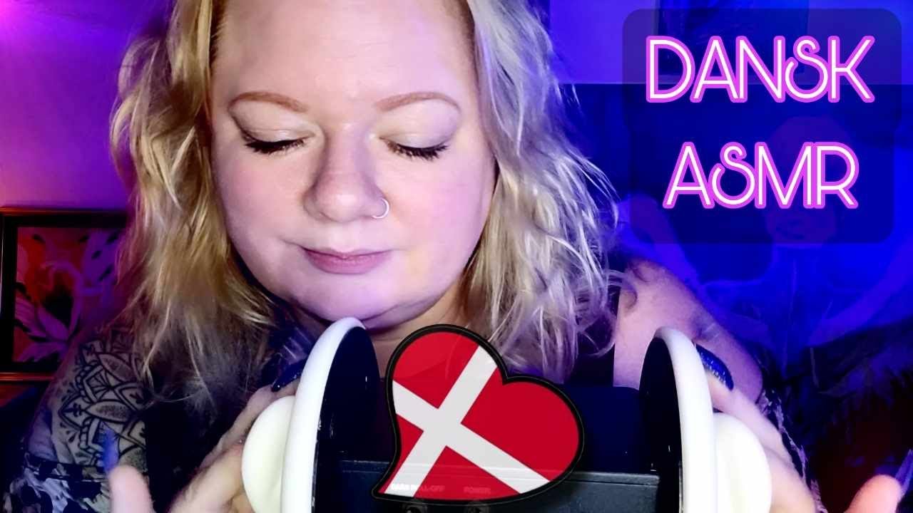 [ASMR] Dansk hvisken og lange negle på 3dio, med afslappende musik og ...