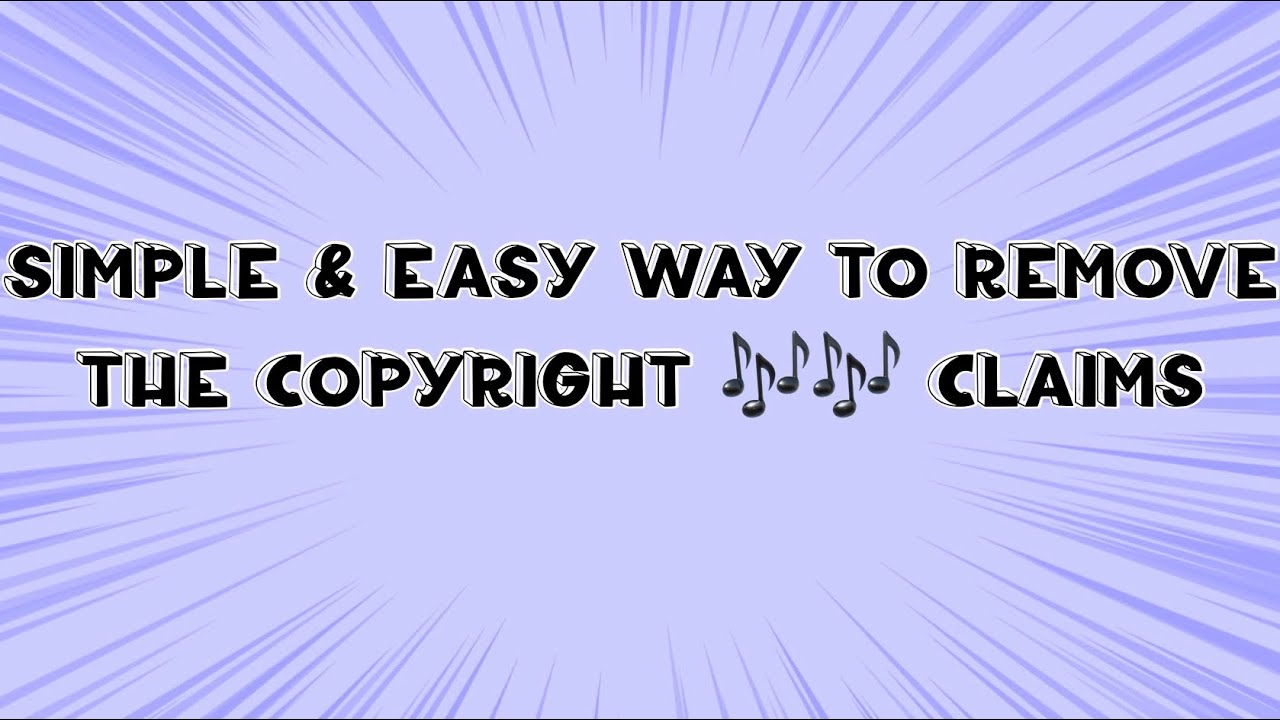 COPYRIGHT CLAIM|HOW TO FIX IT IN SIMPLE WAY #copyrightclaimissue# ...