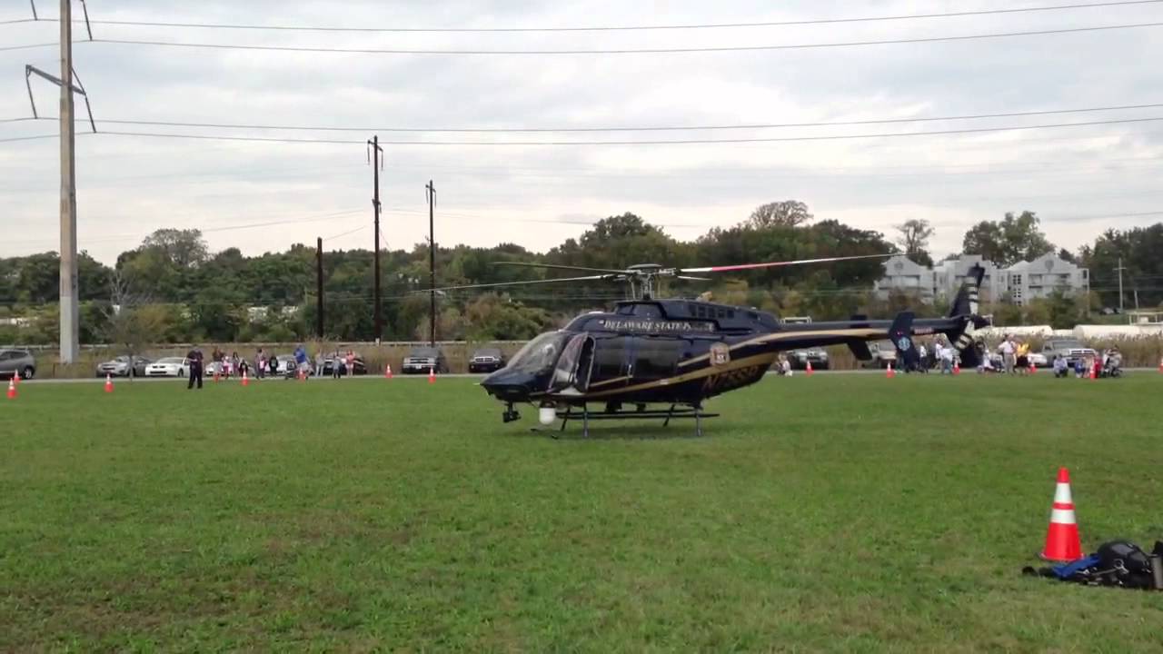 Delaware State Police Helicopter - YouTube