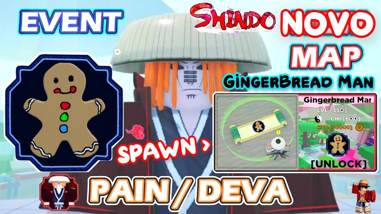 Derrotei o Pain Dropou *GingerBread Man* Biscoito DE GENGIBRE Shindo ...