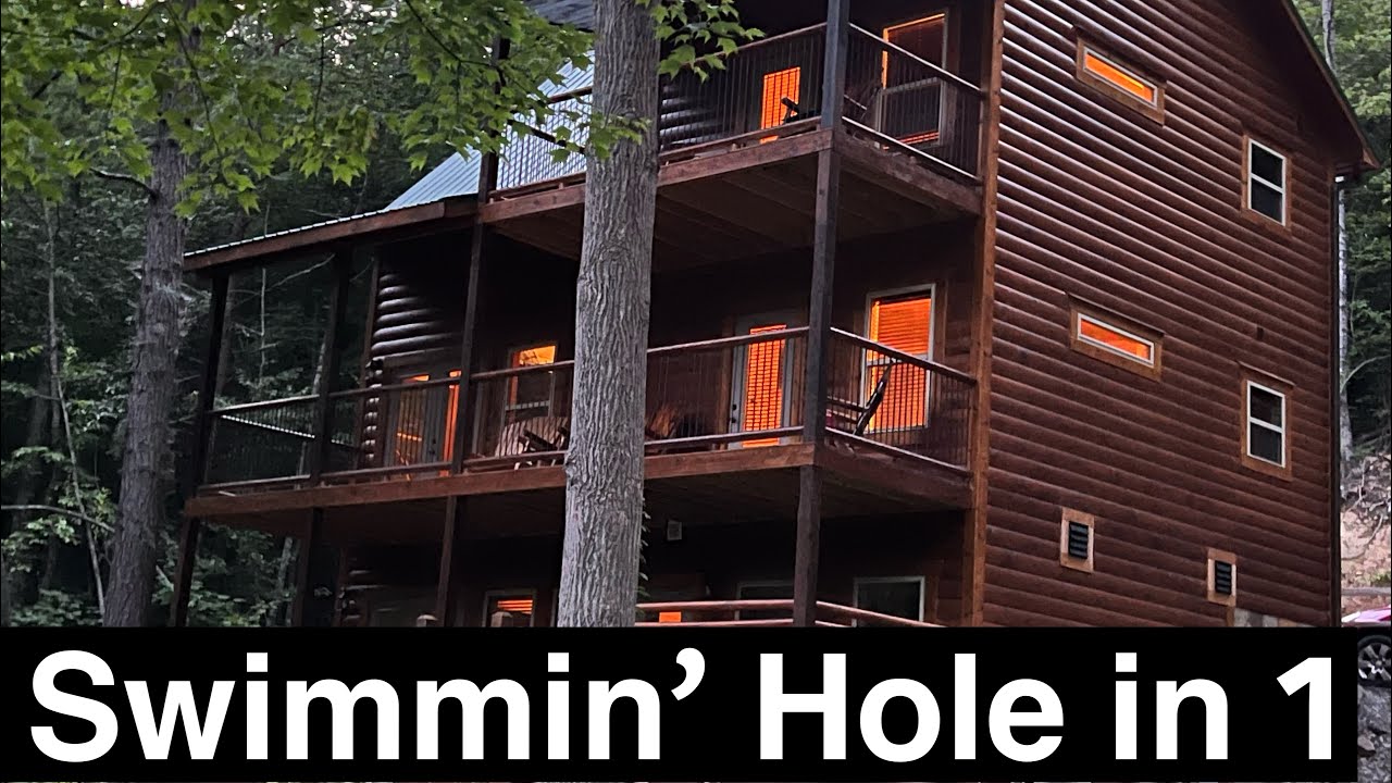 This Smoky Mountain Cabin has it all ! Indoor Private pool , Private ...