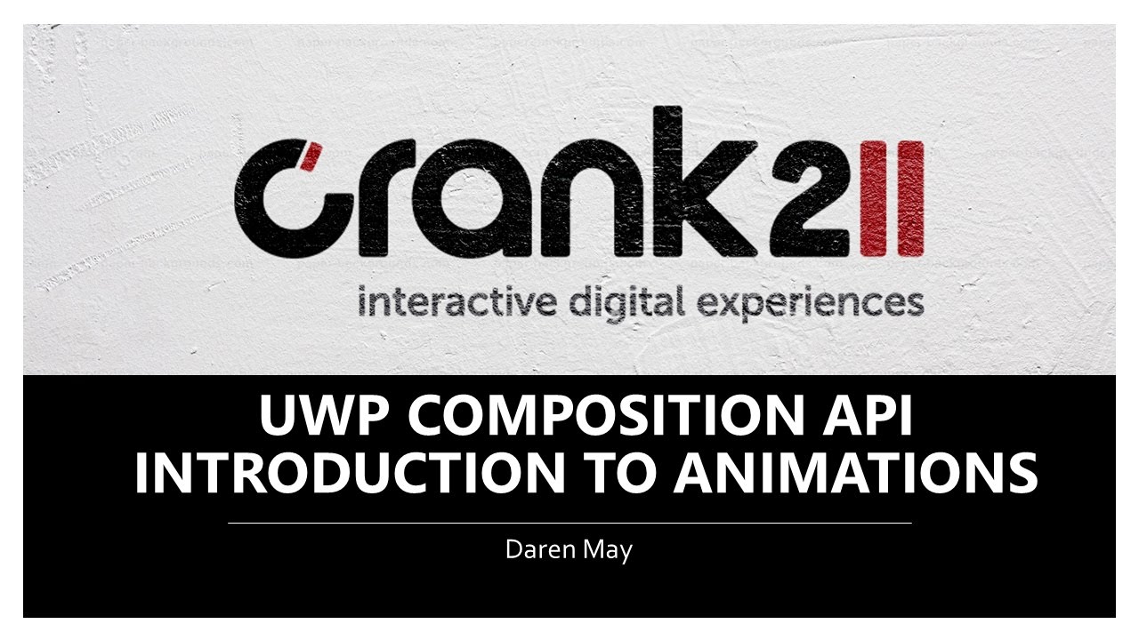 Windows Composition - Intro to Animations - YouTube
