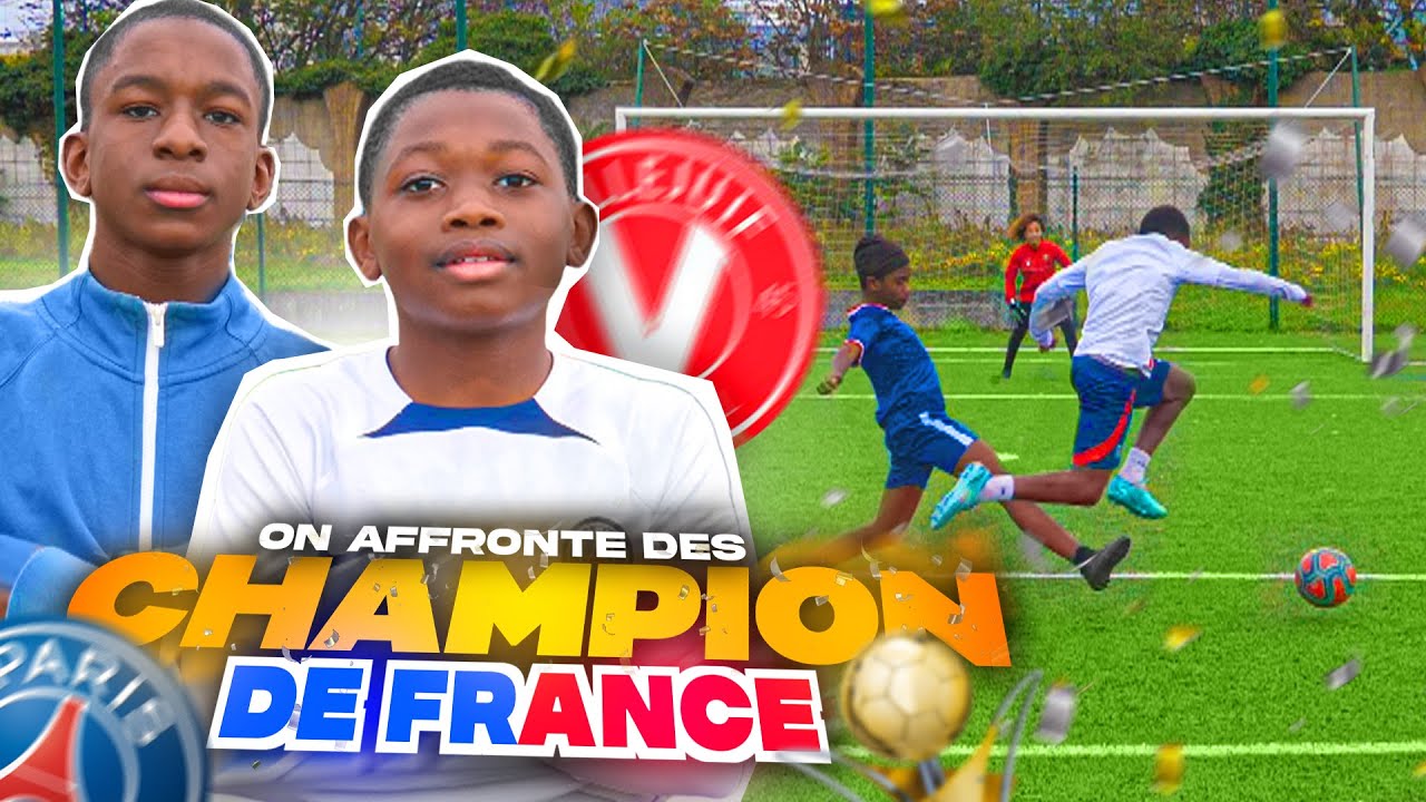 ON AFFRONTE LES CHAMPIONS DE FRANCE U13 - YouTube