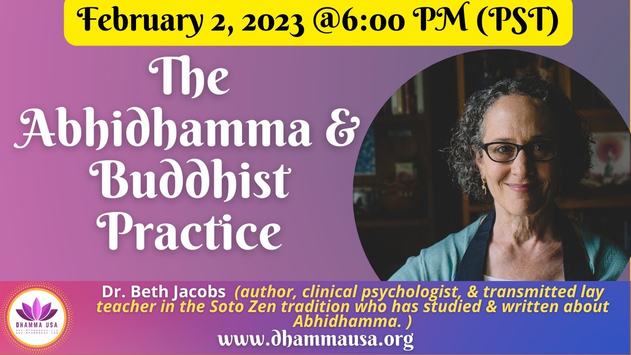 The Abhidhamma & Buddhist Practice | Dr. Beth Jacobs | Lecture 21 - YouTube