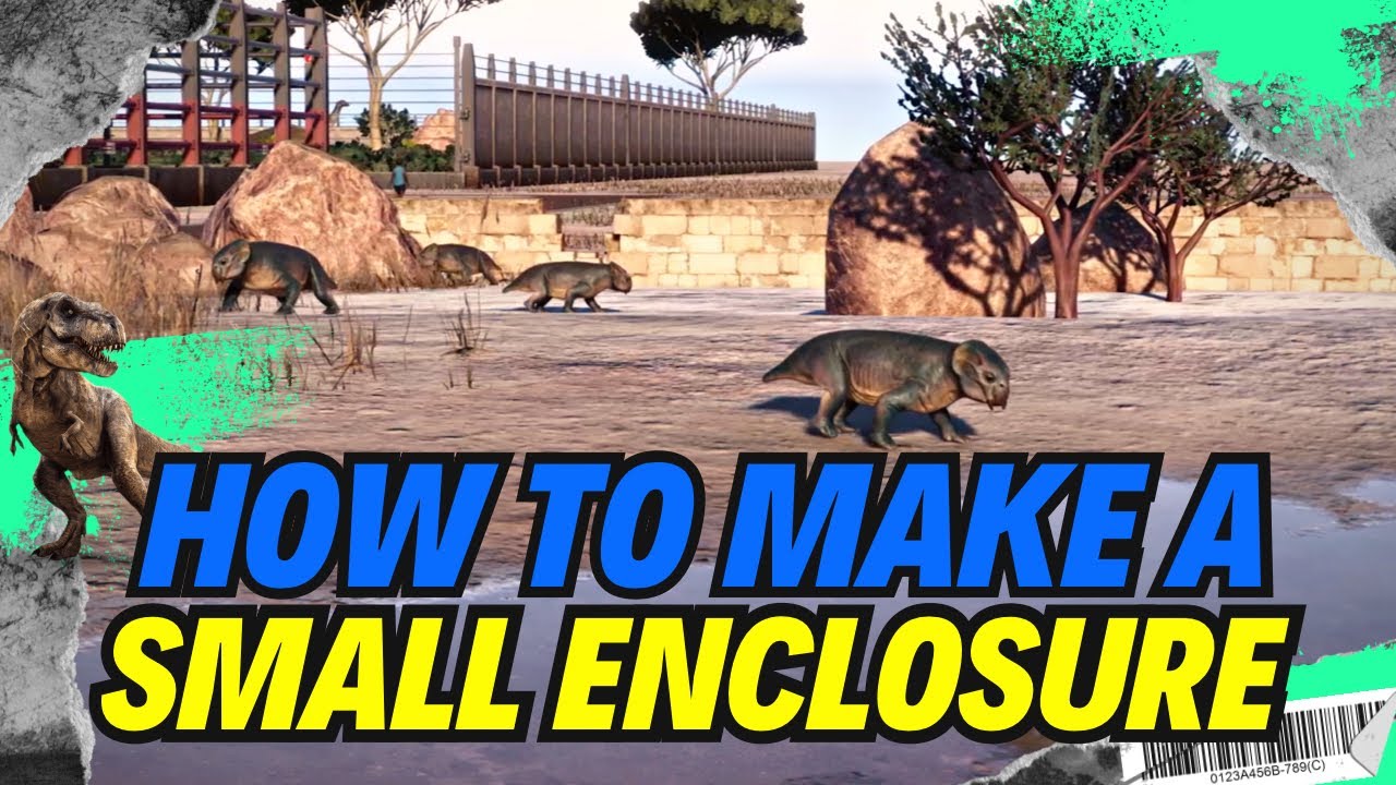 Jurassic World Evolution 2, How to make a Small Enclosure. - YouTube