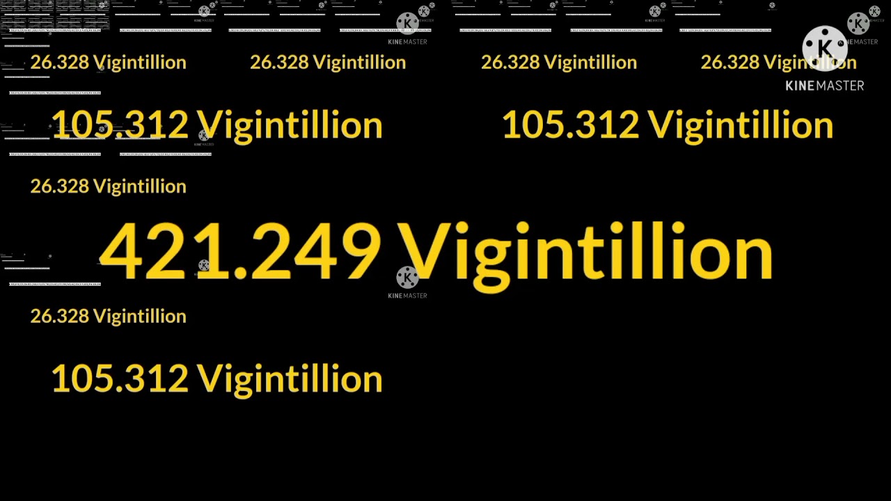 You're Too Slow Continuing 6 Vigintillion to 1 Sexdecillion Times - YouTube