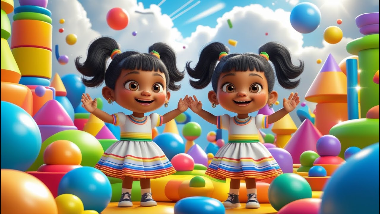 Chunni and Munni Learn Shapes 🔵⭐ | Fun Geometry Song for Kids | Learn ...