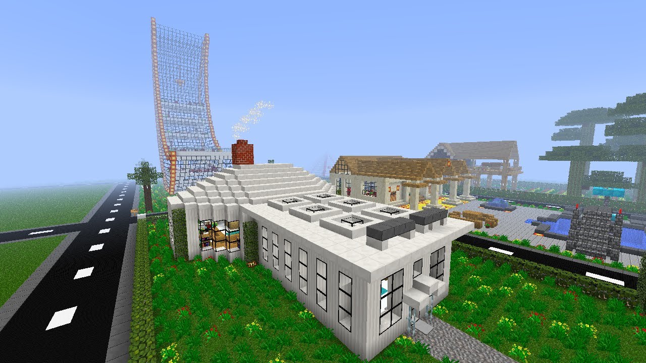 Minecraft Modern Library - YouTube