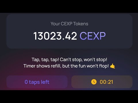 CEX.IO Power Tap Bot🔥🔥Earn Free CEXP Token🔥🔥CEX.IO Tap Airdrop🔥🔥Farm ...