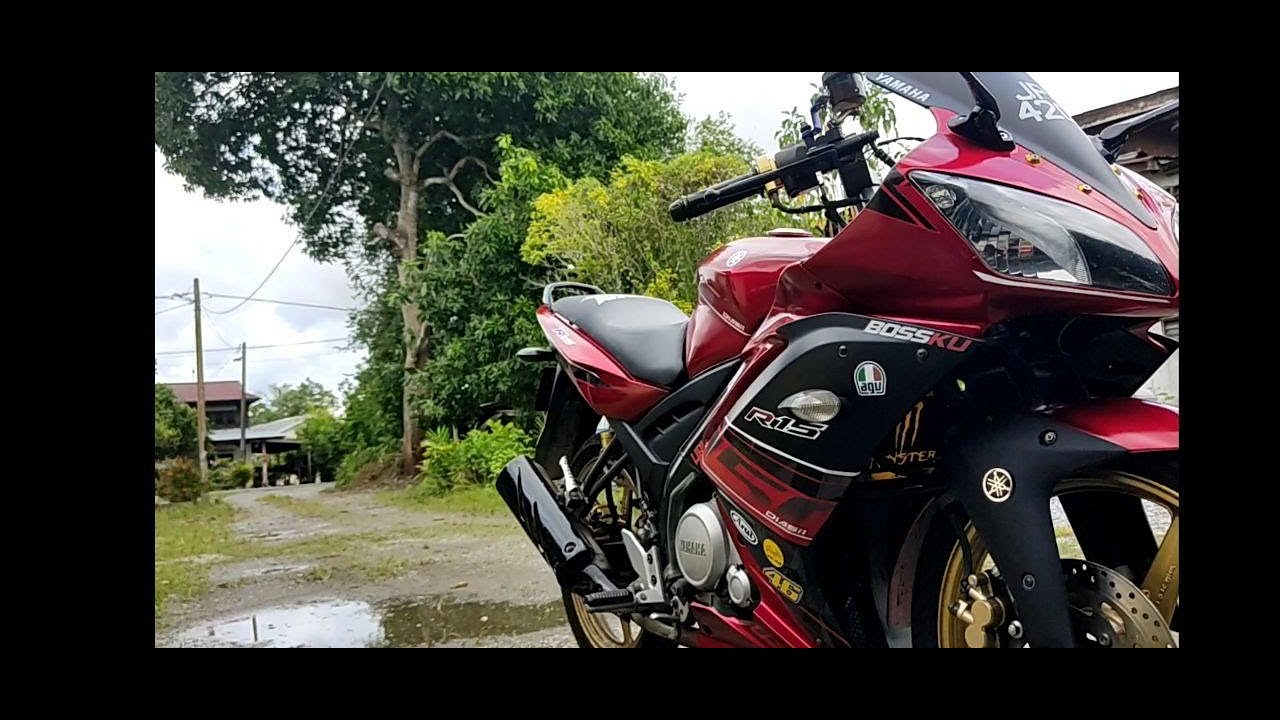 Custom Design Sticker Motor Aku! | Fz150i convert R15 | Music by Linkin ...