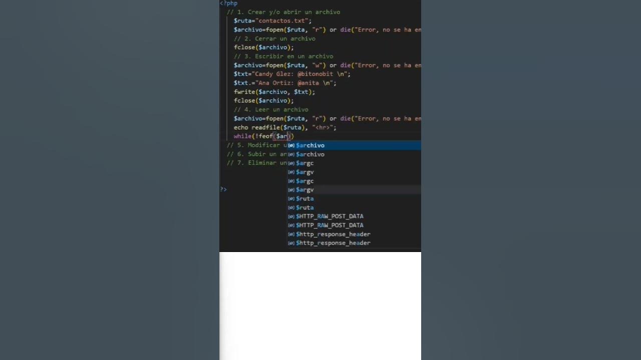 Leer Un Archivo Línea Por Línea Con Php Php Tutorial Desarrolloweb Coding Youtube