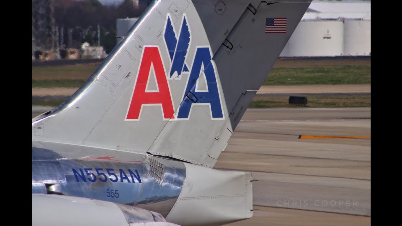 American Airlines MD-82 Dallas to Atlanta Trip Report [Full Flight ...