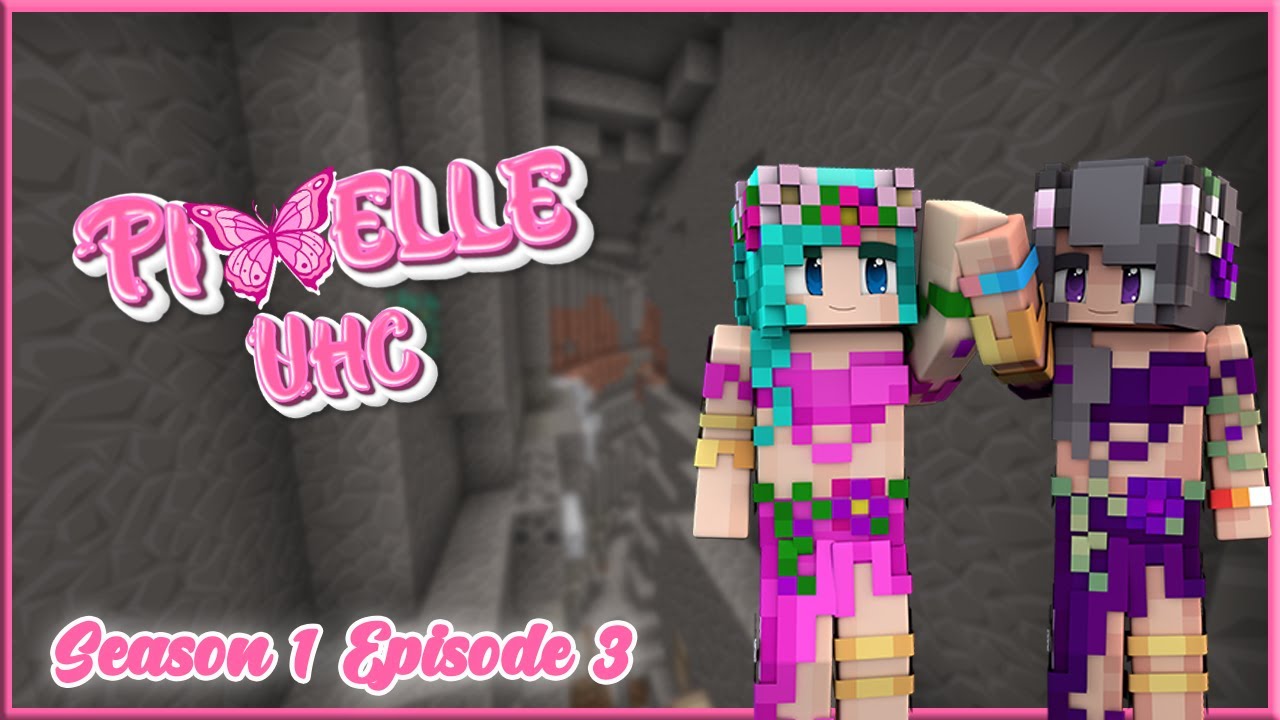 Falling for a better cave | Pixelle UHC Season 1 | Ep 3 - YouTube