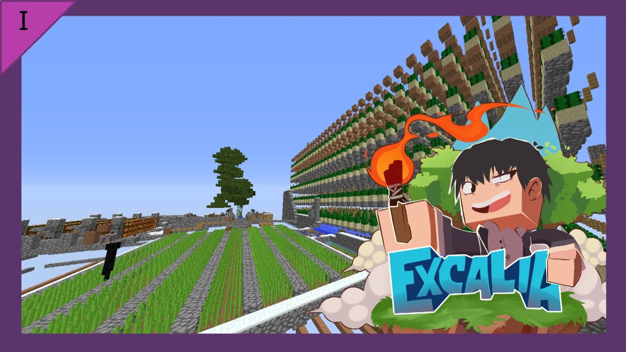 Skyblock Excalia #1 Je vous présente mon île ! [Minecraft] - YouTube