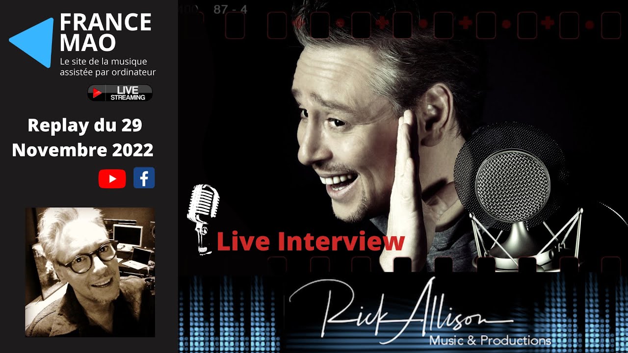 [RICK ALLISON LIVE INTERVIEW FRANCE MAO] Live du 29 Novembre 2022 - YouTube