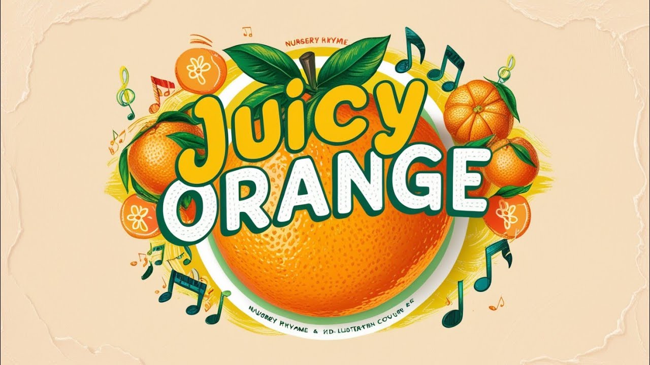 Juicy orange, juicy orange|Fruity song for kid's|Nursery rhyme|# ...