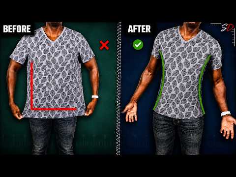 Tailor All your T-Shirts to Fit you PERFECTLY