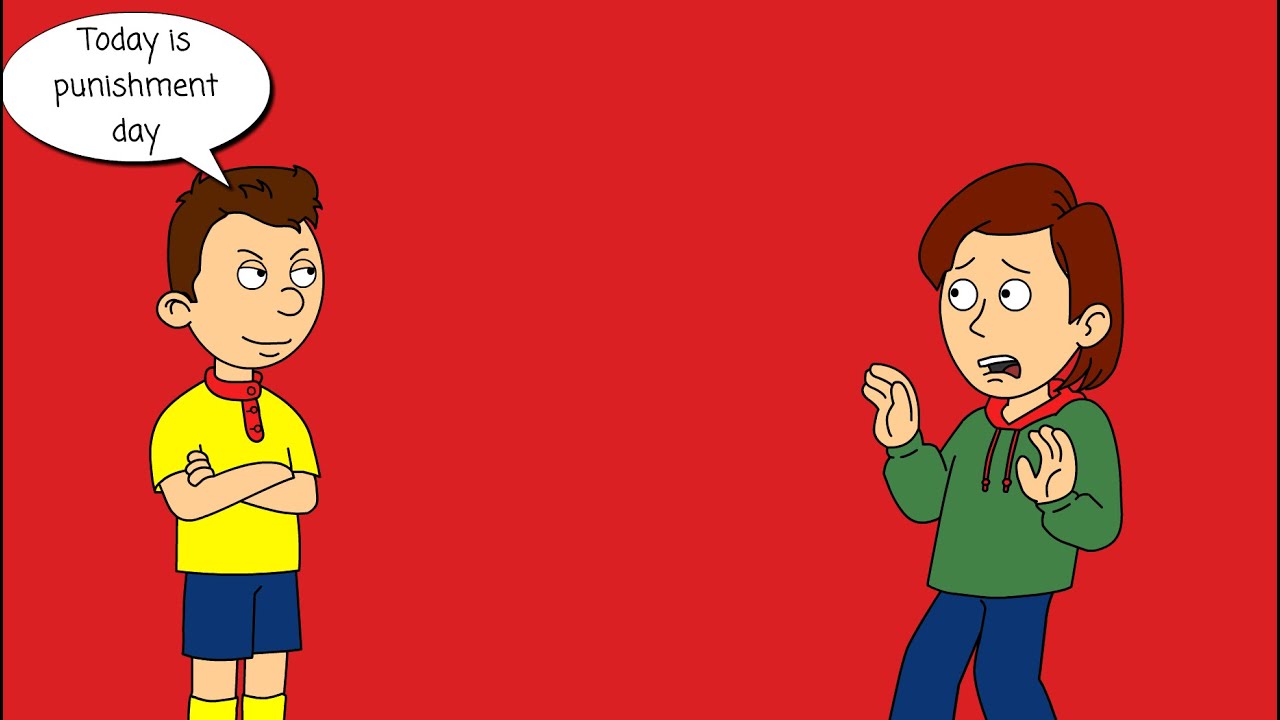 Caillou Gives Boris A Punishment Day Grounded Youtube