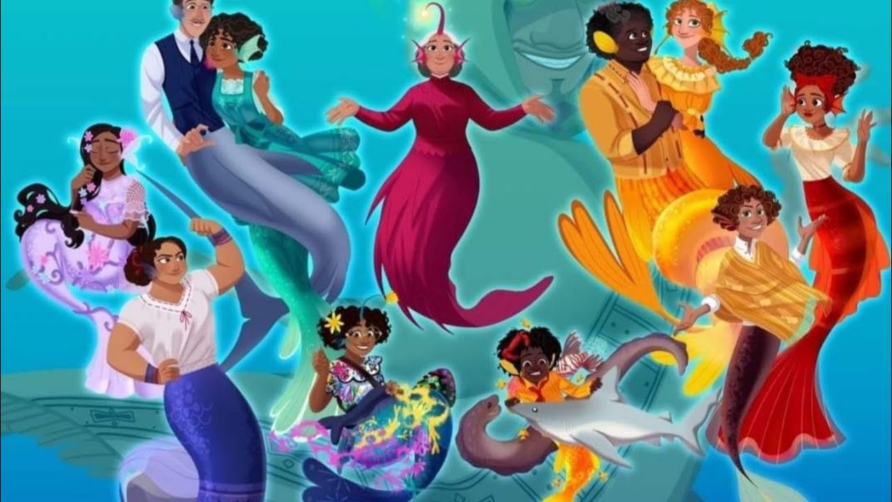 Encanto Mermaid 🧜‍♀️🧜‍♂️🕯🧜🏻‍♀️🧜🏻‍♂️ Encanto merpeople🧜🏻‍♂️🧜🏻‍♀️🕯 - YouTube