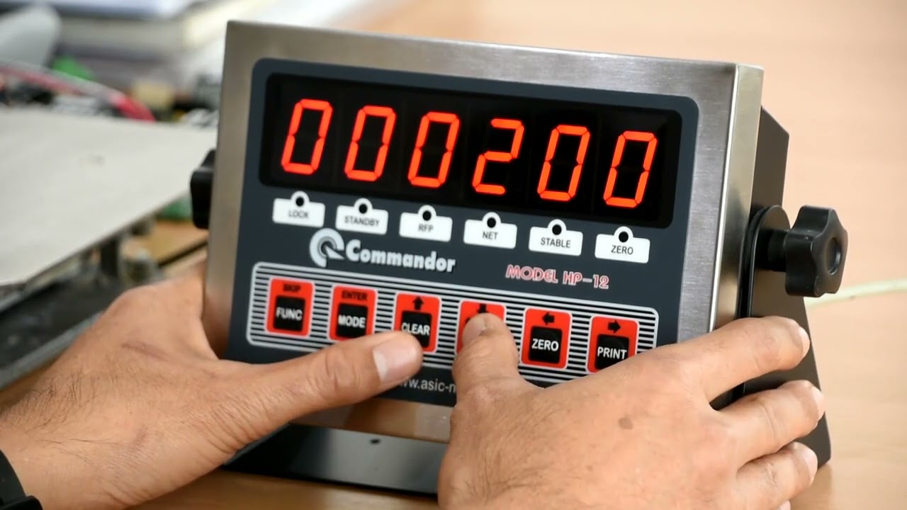 Commandor HP 12 Live Stock Function - YouTube