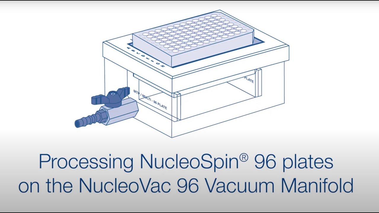 Setup of the NucleoVac 96 Vacuum Manifold - YouTube