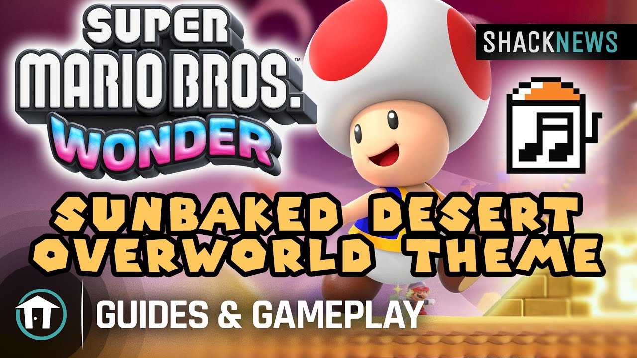 Sunbaked Desert Overworld Theme Extended - Super Mario Bros. Wonder OST - YouTube