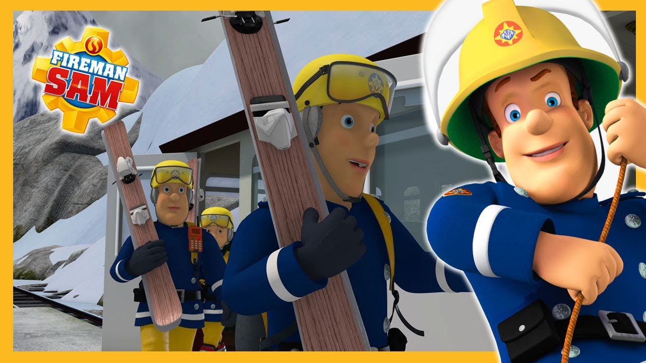 Fireman Sam Races His Snowboard INTO DANGER! 🔥 Official Fireman Sam ...