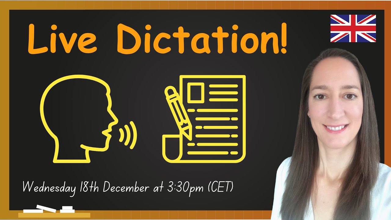 Live English Lesson - Dictation - YouTube