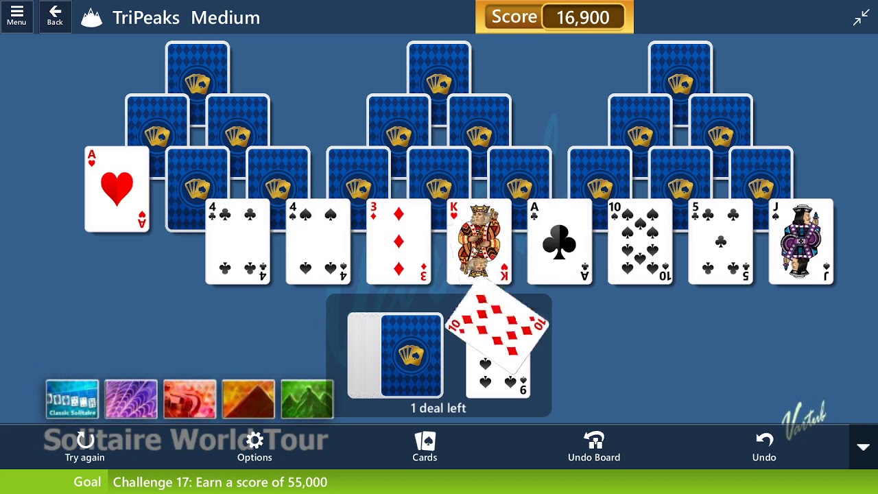 Solitaire World Tour Game #17 | April 19, 2020 Event - YouTube