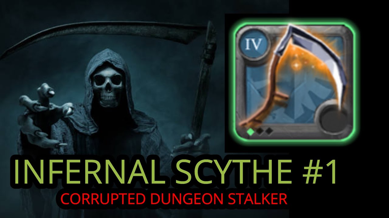 Infernal Scythe / Guadaña Infernal | Albion Online Corrupted Dungeon ...